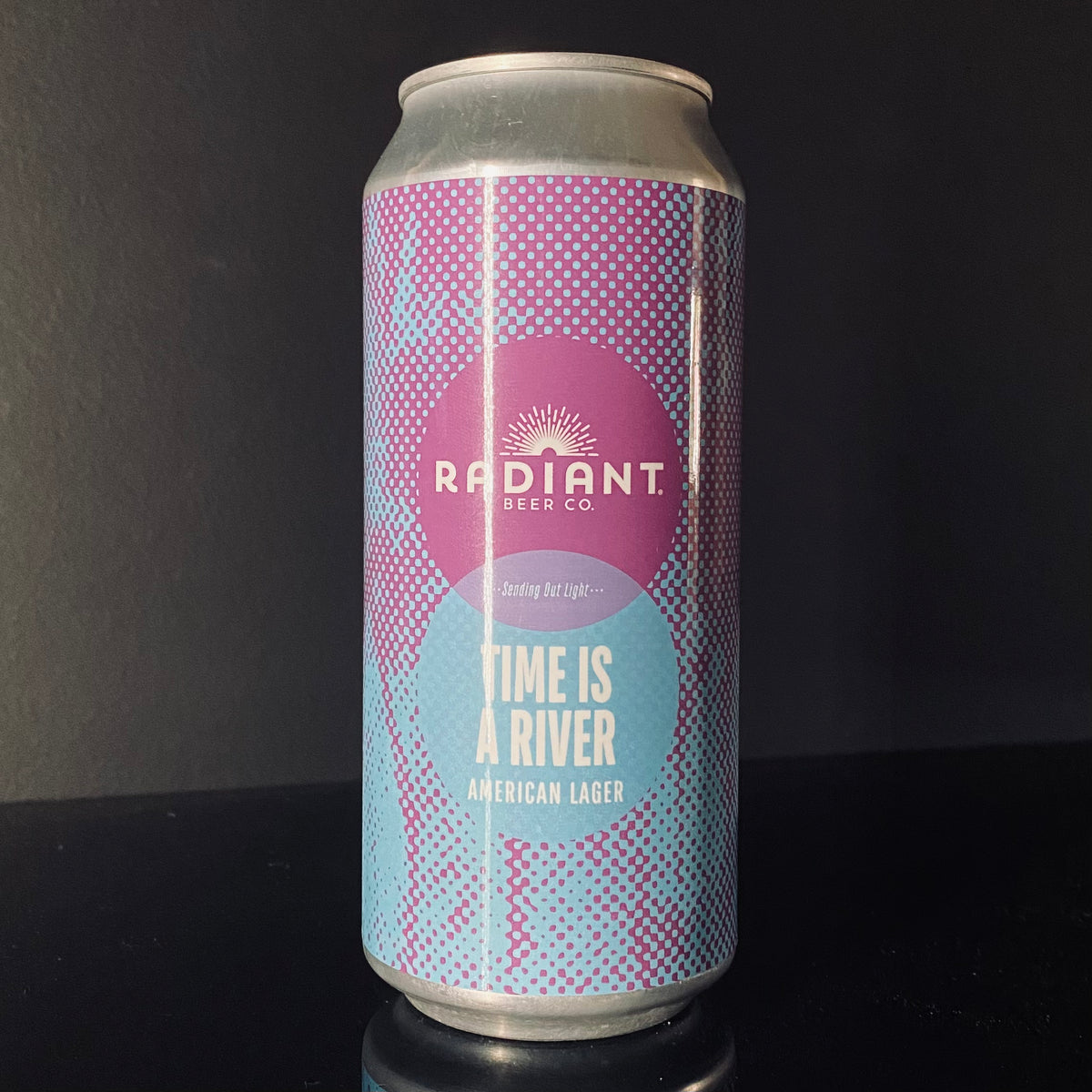 Radiant Brewing Time Is A River Lager 473ml My Beer Dealer