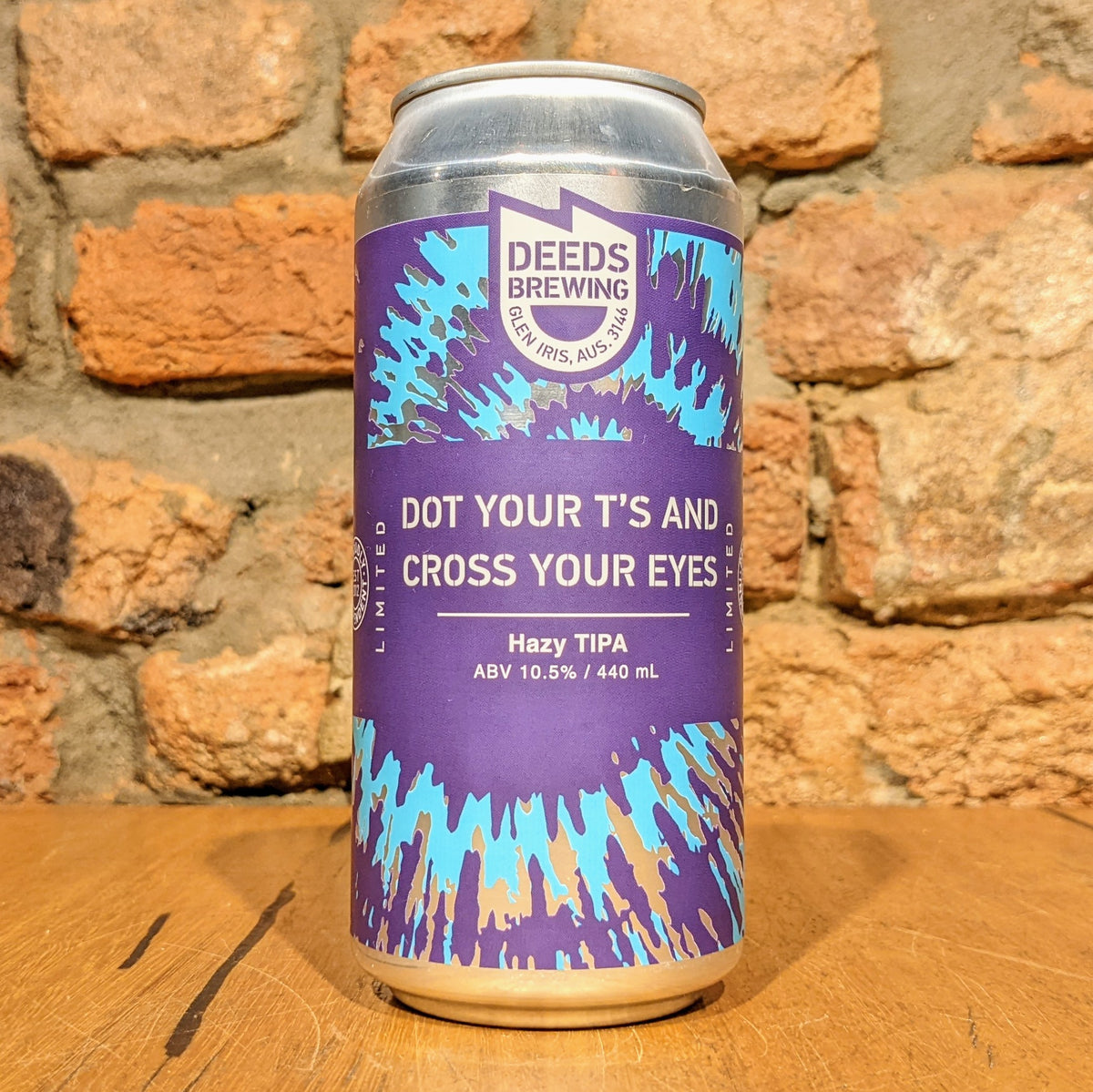 Deeds Brewing, Dot Your Ts & Cross Your Eyes, 440ml – My Beer Dealer Deeds Brewing, Dot Your Ts & Cross Your Eyes, 440ml – My Beer Dealer