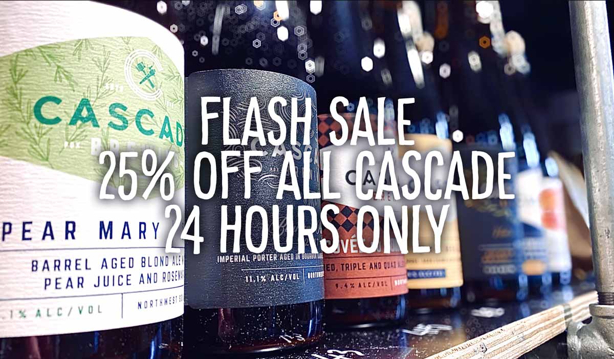Cascade Brewing FLASH SALE – My Beer Dealer