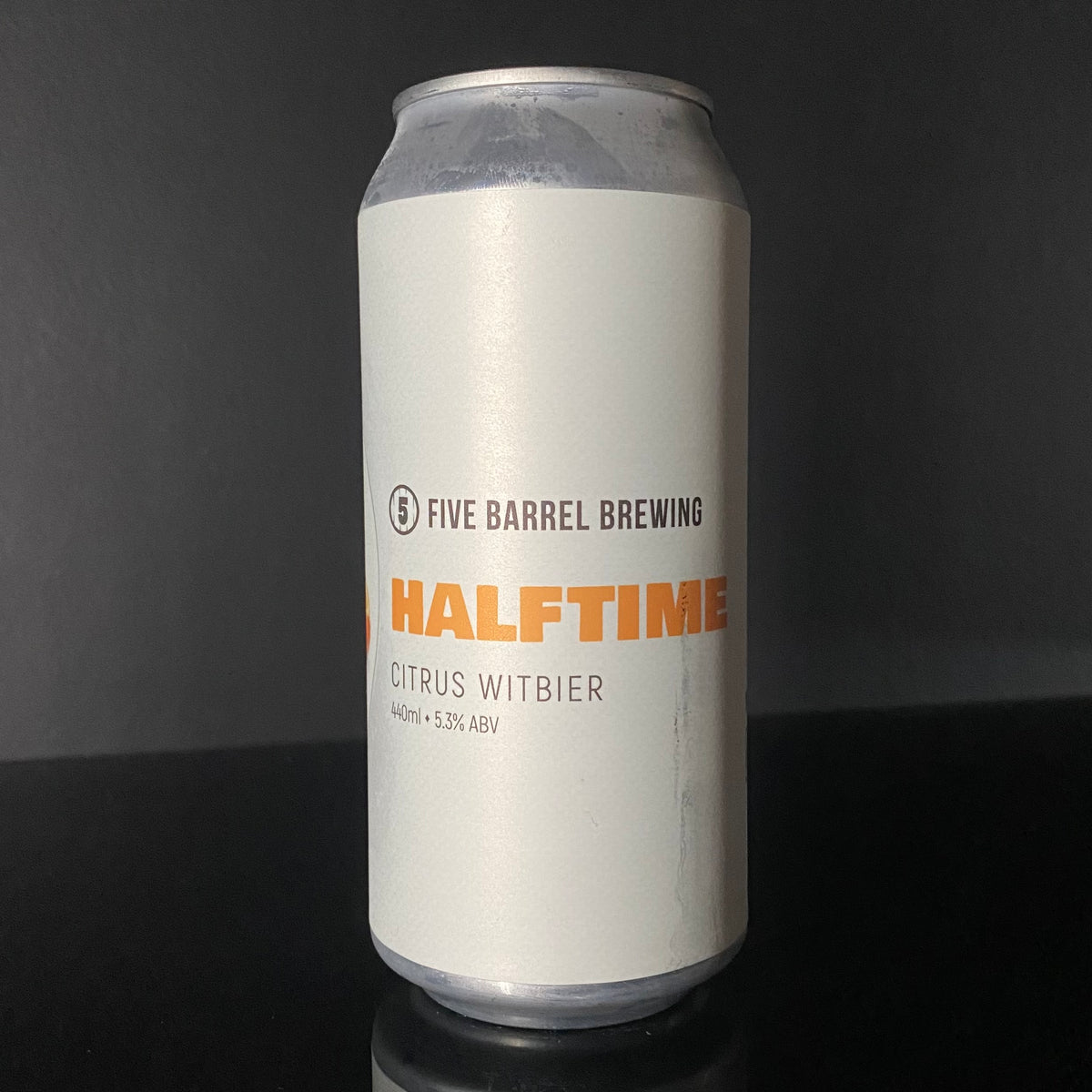 Five Barrels Brewing, Halftime: Citrus Witbier, 440ml – My Beer Dealer