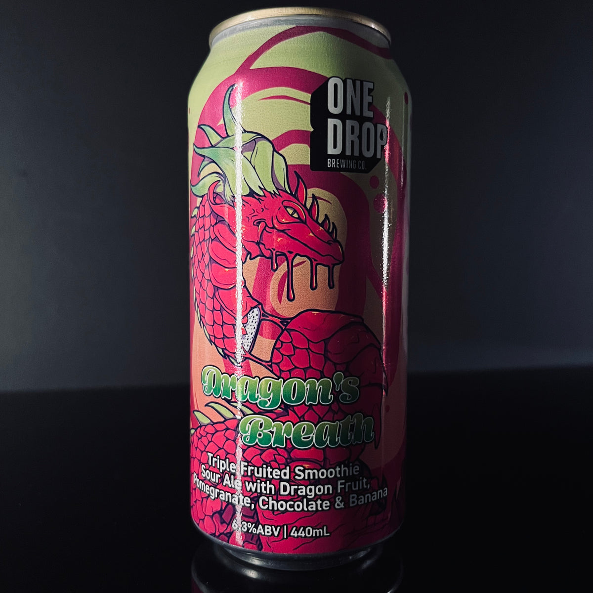 One Drop Brewing Co., Dragon's Breath: Triple Fruited Smoothie Sour, 4 ...