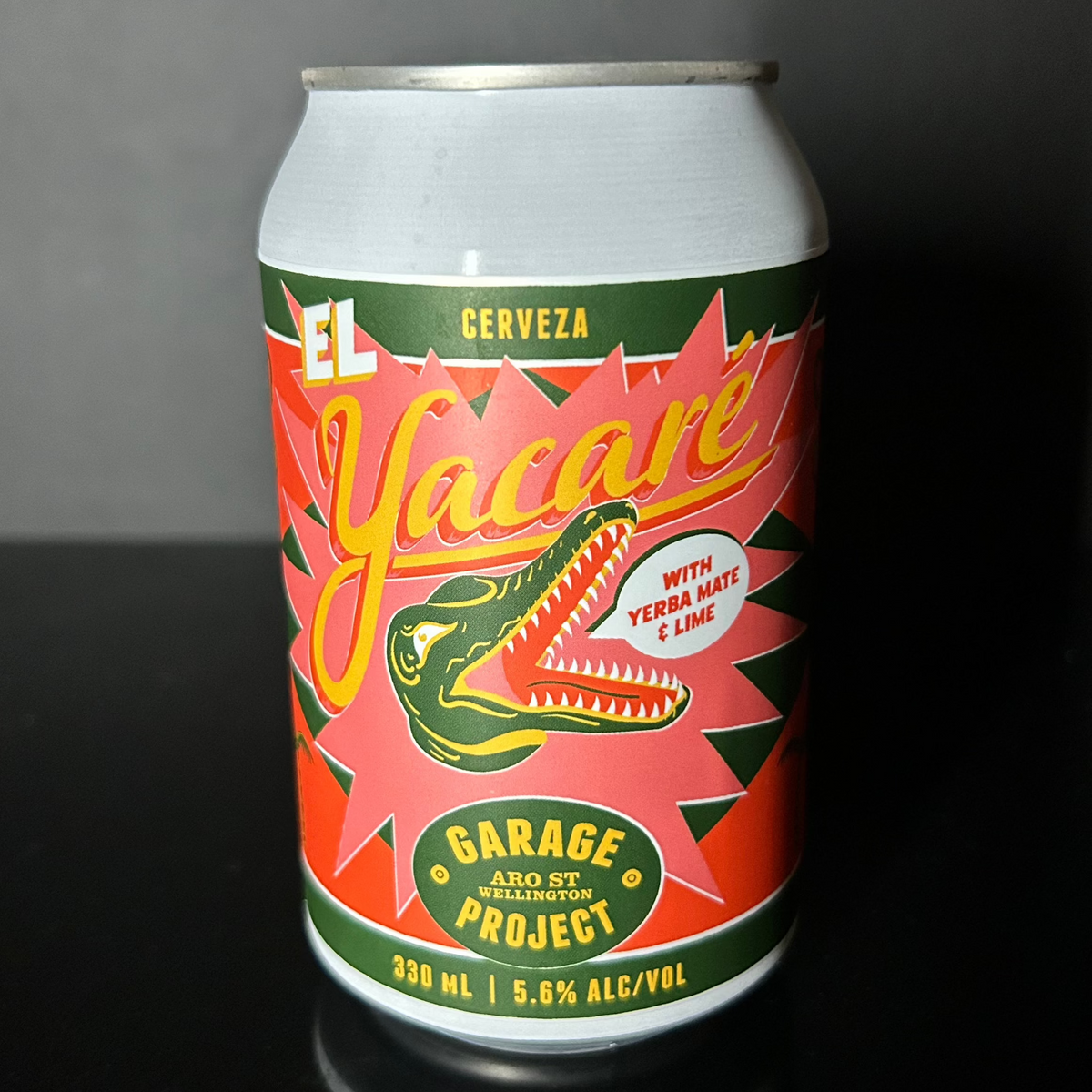 Garage Project, El Yacare: Yerba Mate Lime Lager, 330ml – My Beer Dealer