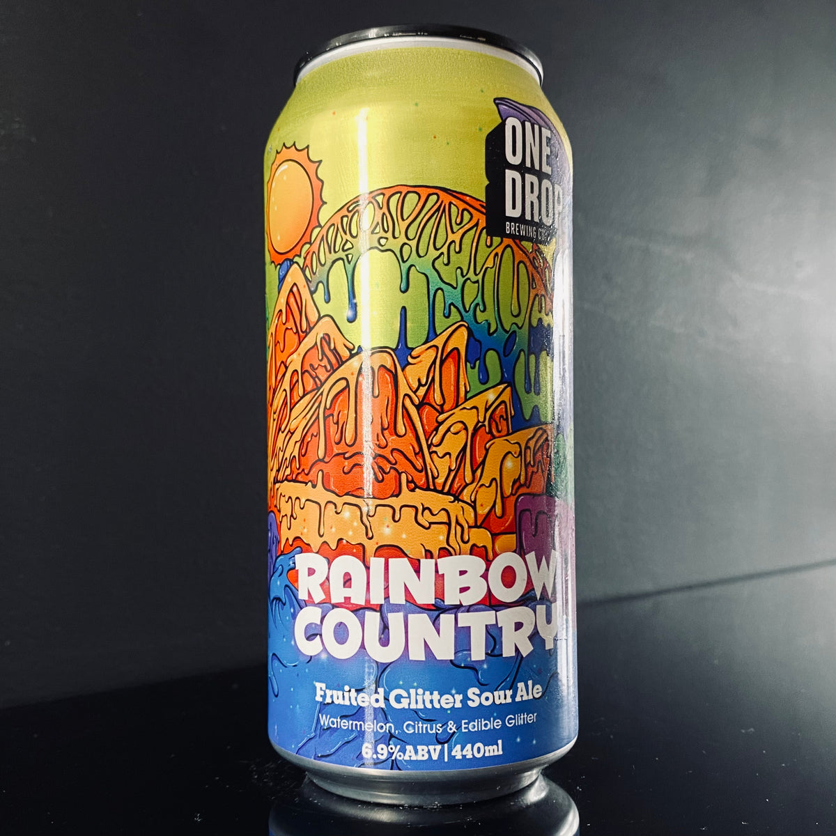 One Drop Brewing Co., Rainbow Country: Fruited Glitter Sour Ale, 440ml ...