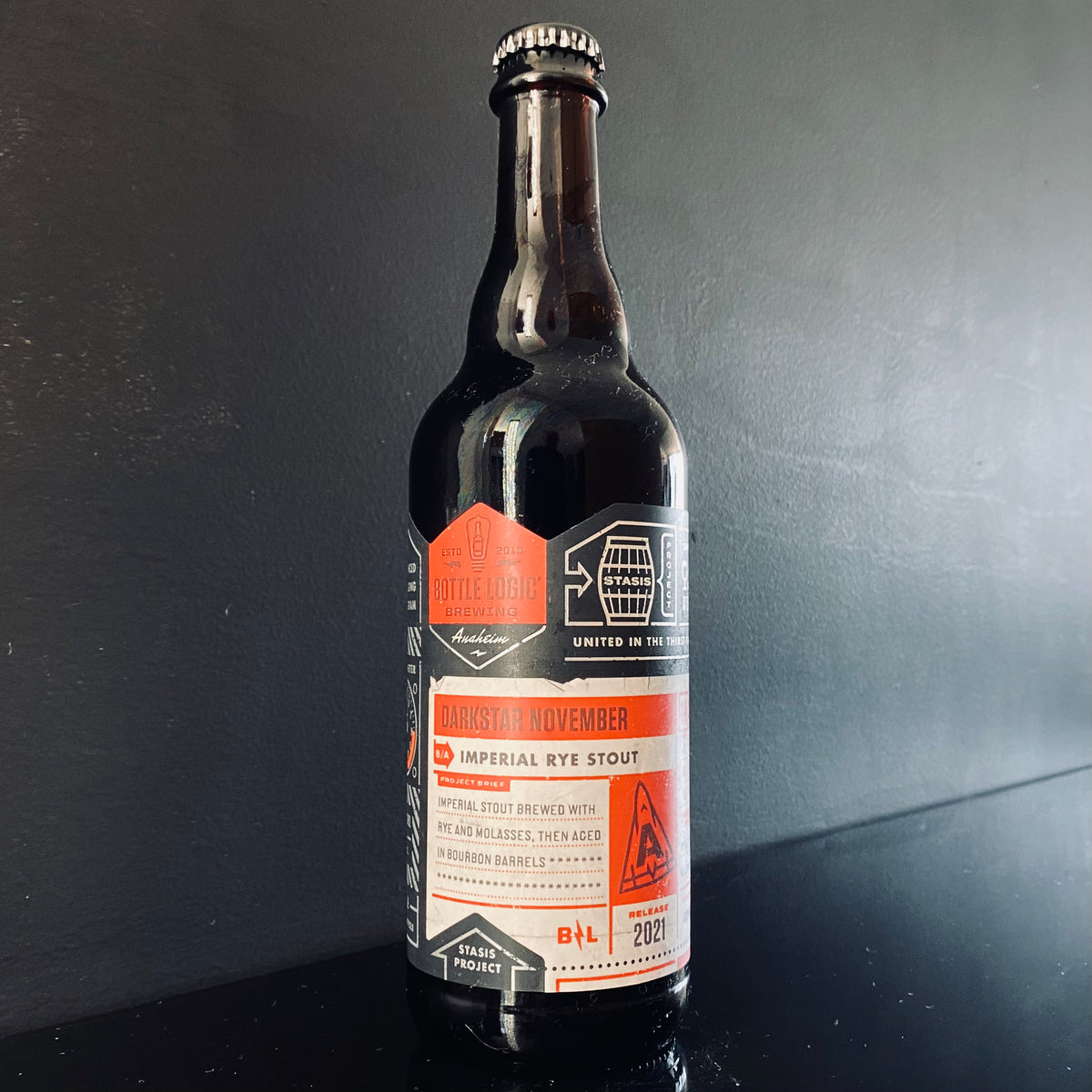 Bottle Logic Brewing, Darkstar November, 500ml – My Beer Dealer