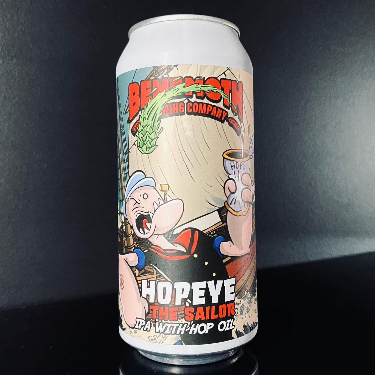 Behemoth Brewing Company, Hopeye The Sailor - IPA With Hop Oil, 440ml ...