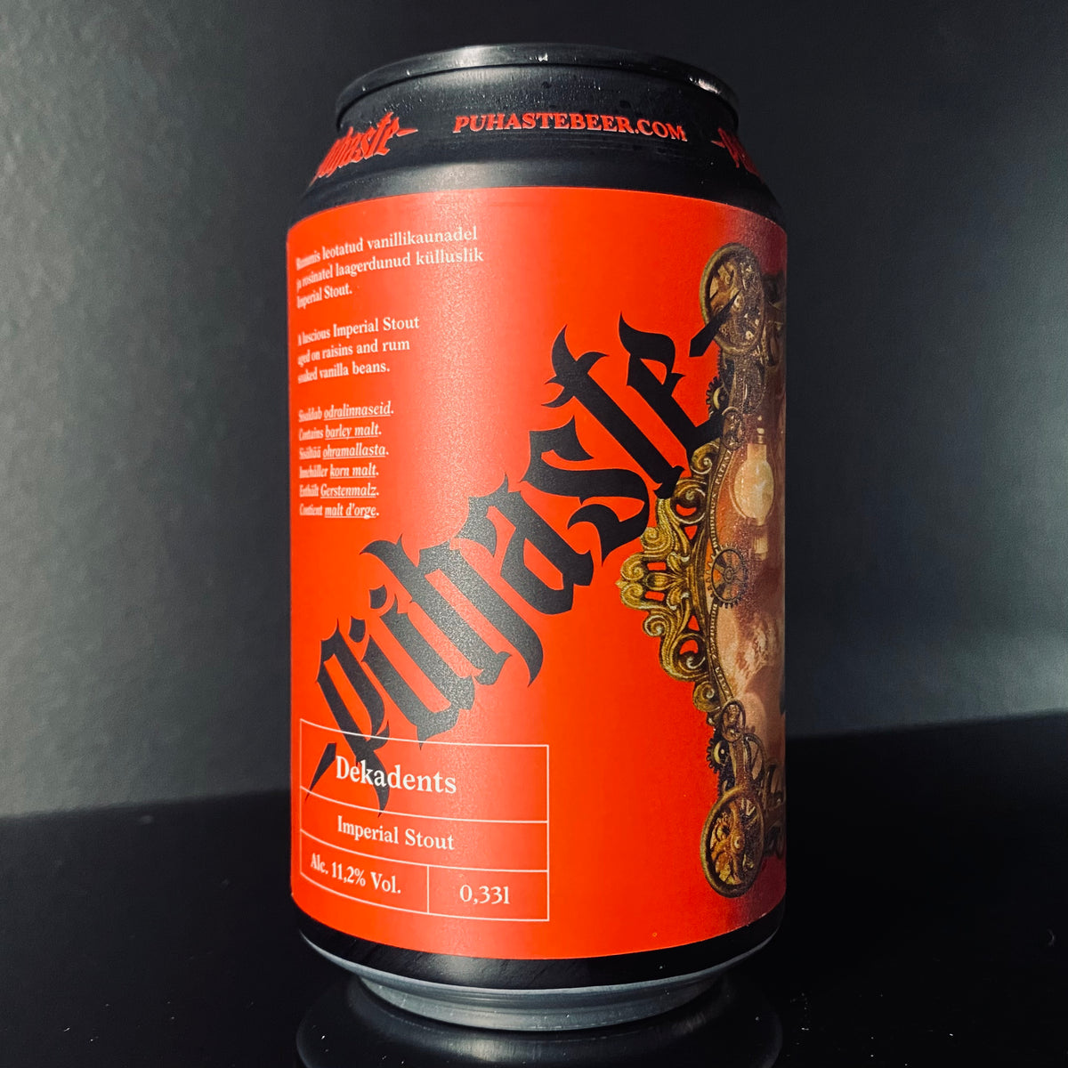 Puhaste, Dekadents Imperial Stout, 330ml – My Beer Dealer