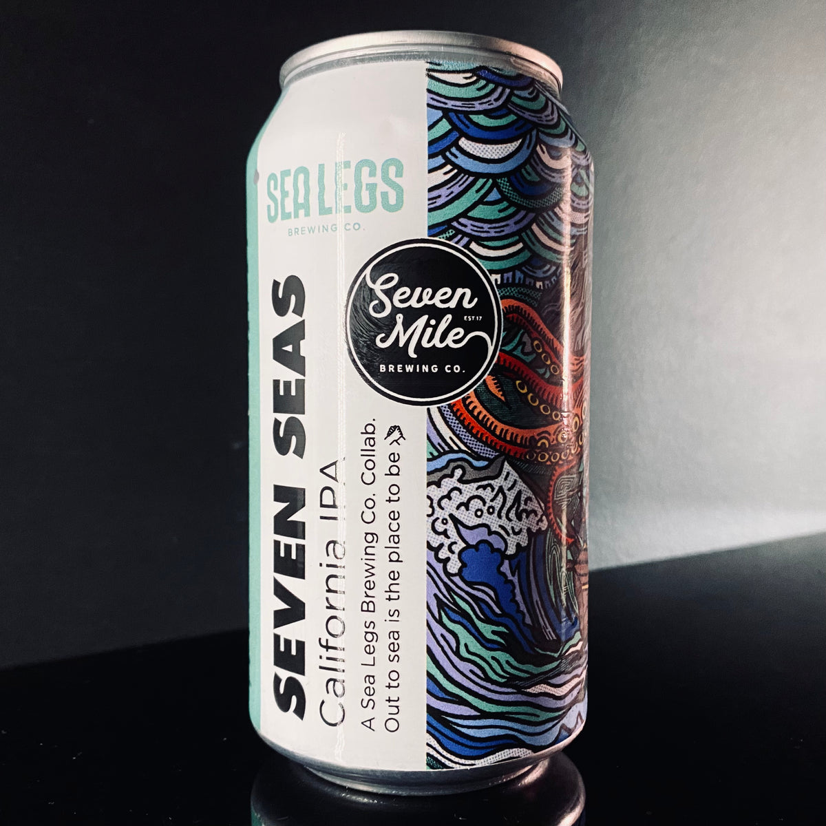 Seven Mile X Sea Legs, Seven Seas: Cali IPA, 375ml – My Beer Dealer