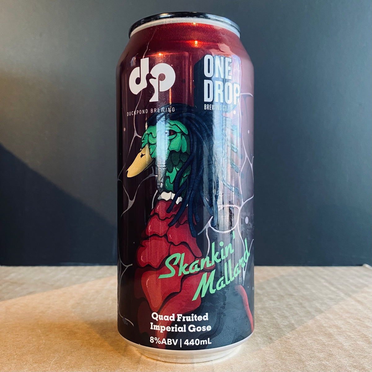 One Drop Brewing Co., Skankin Mallard Quad Fruited Imperial Gose, 440m ...