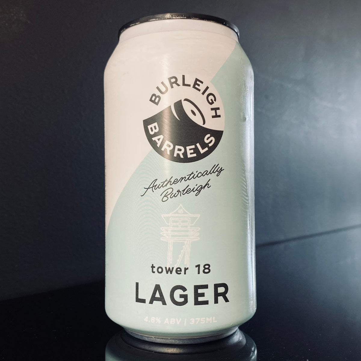 Burleigh Barrels, Tower 18 Lager, 375ml – My Beer Dealer