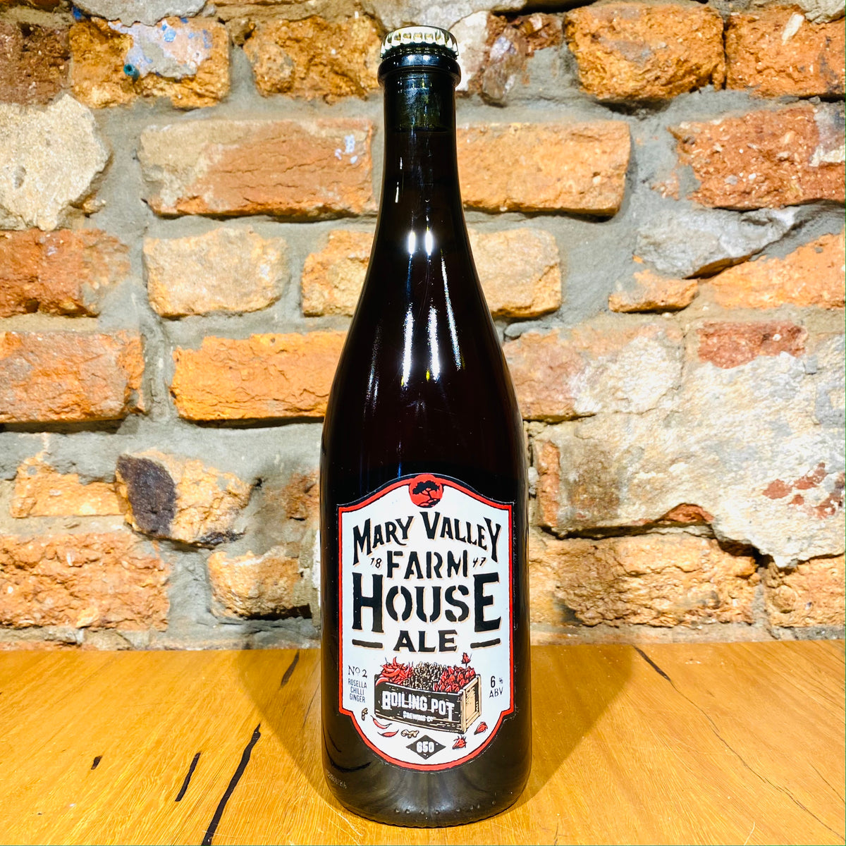 Boiling Pot Brewing Co., Farmhouse Ale Limited Release Vol 2, 750ml ...