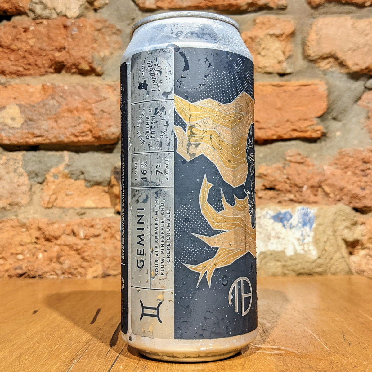 Mortalis Brewing Company, Gemini - Plum + Pineapple + Crepe Crumble, 4 ...