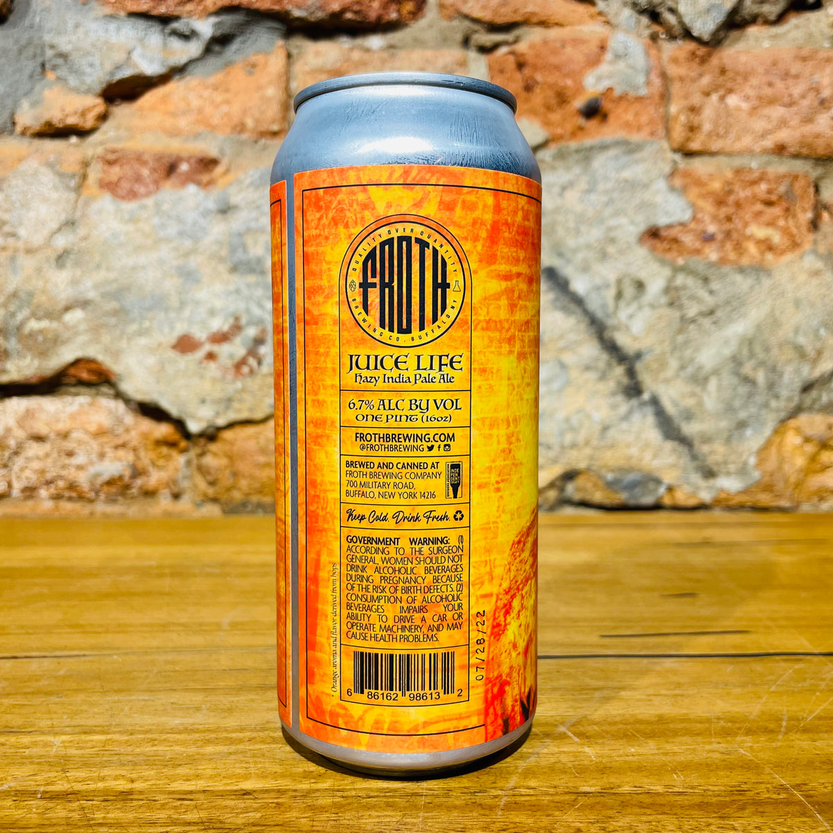 Froth Brewing Co., Juice Life, 473ml – My Beer Dealer
