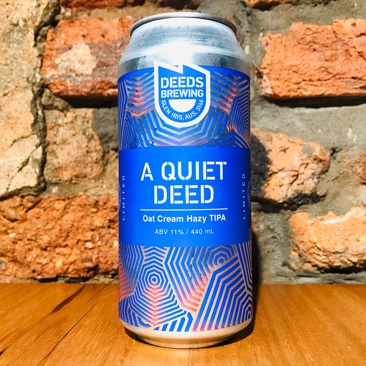 Deeds Brewing, A Quiet Deed Oat Cream Hazy TIPA, 440ml – My Beer Dealer