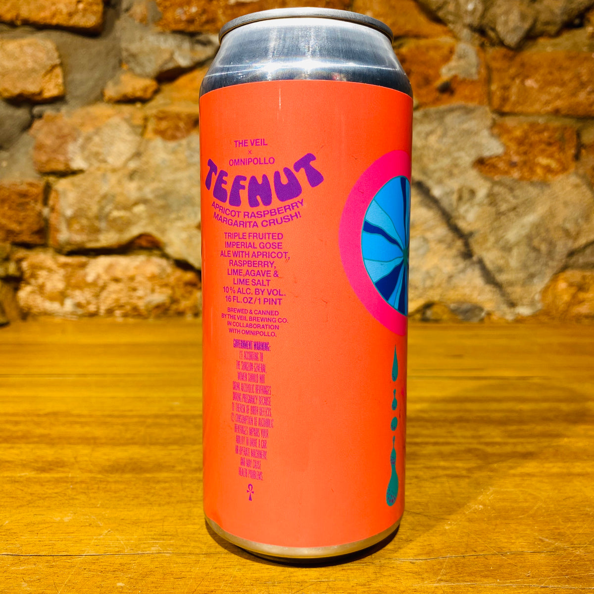 The Veil Brewing Co, Tefnut Apricot Raspberry Margarita Crush, 473ml ...