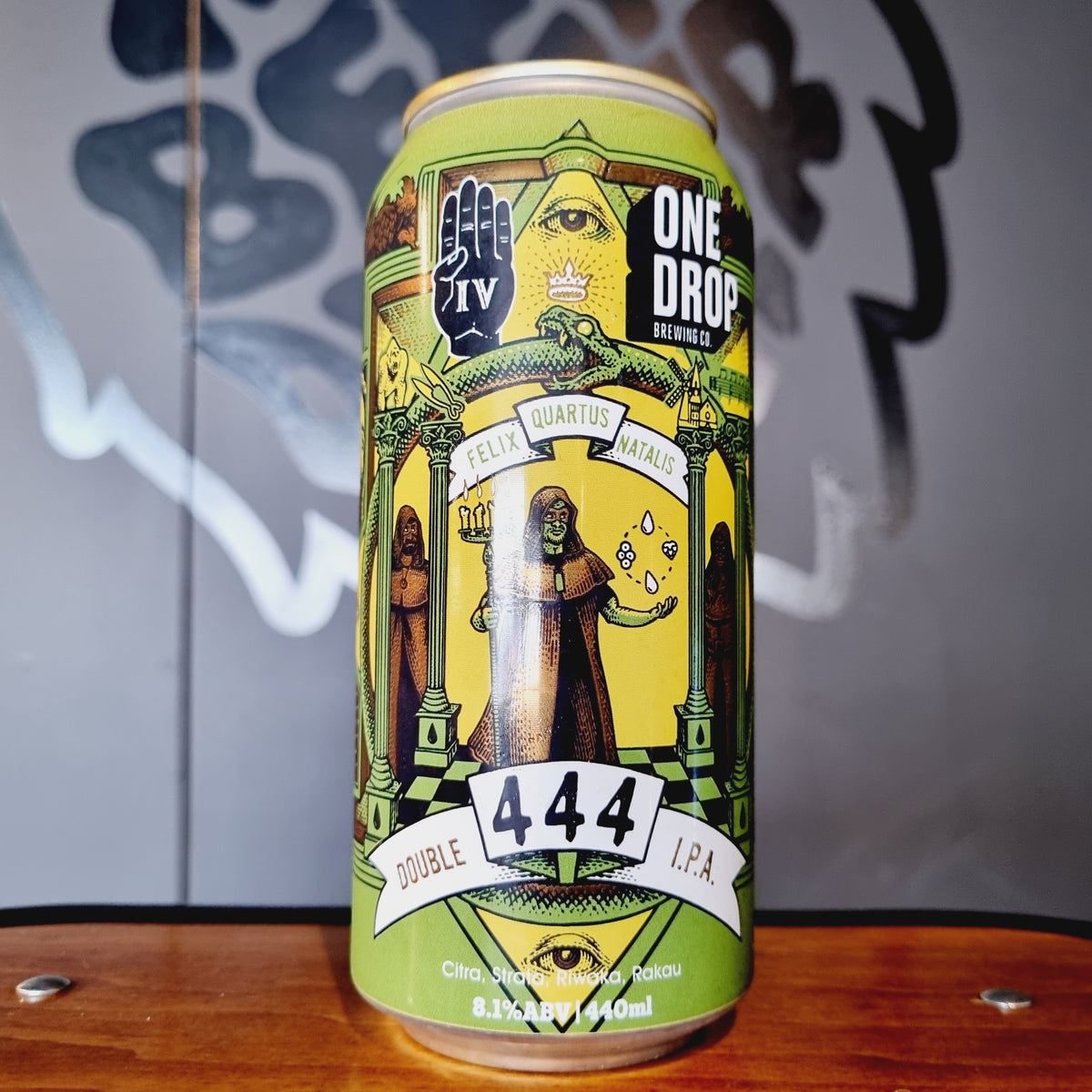 One Drop Brewing Co., 444 Birthday DIPA, 440ml – My Beer Dealer