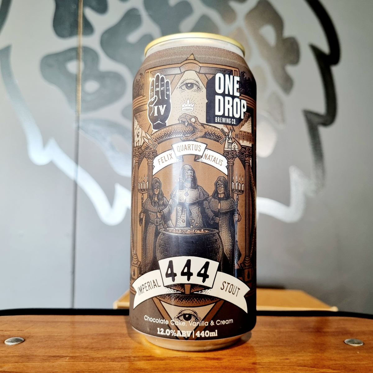 One Drop Brewing Co., 444 Birthday Stout, 440ml – My Beer Dealer
